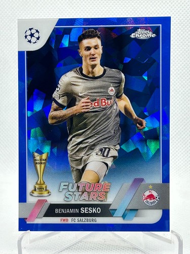 2022-23 Topps Chrome Sapphire #177 Benjamin Sesko Future Stars | eBay
