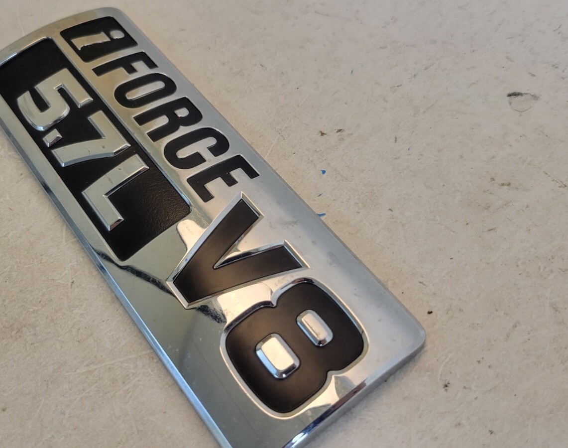 Toyota Tundra 2014-2020 iForce 5.7L V8 Right/PASSENGER Door Emblem ...