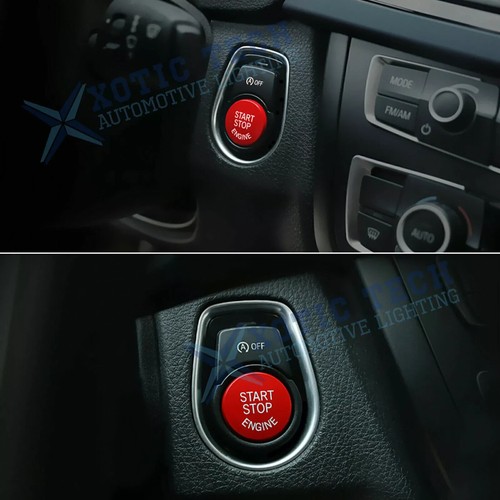 Red Engine Start Stop Push Button Cover Trim For BMW F20 F23 F30 F32 ...