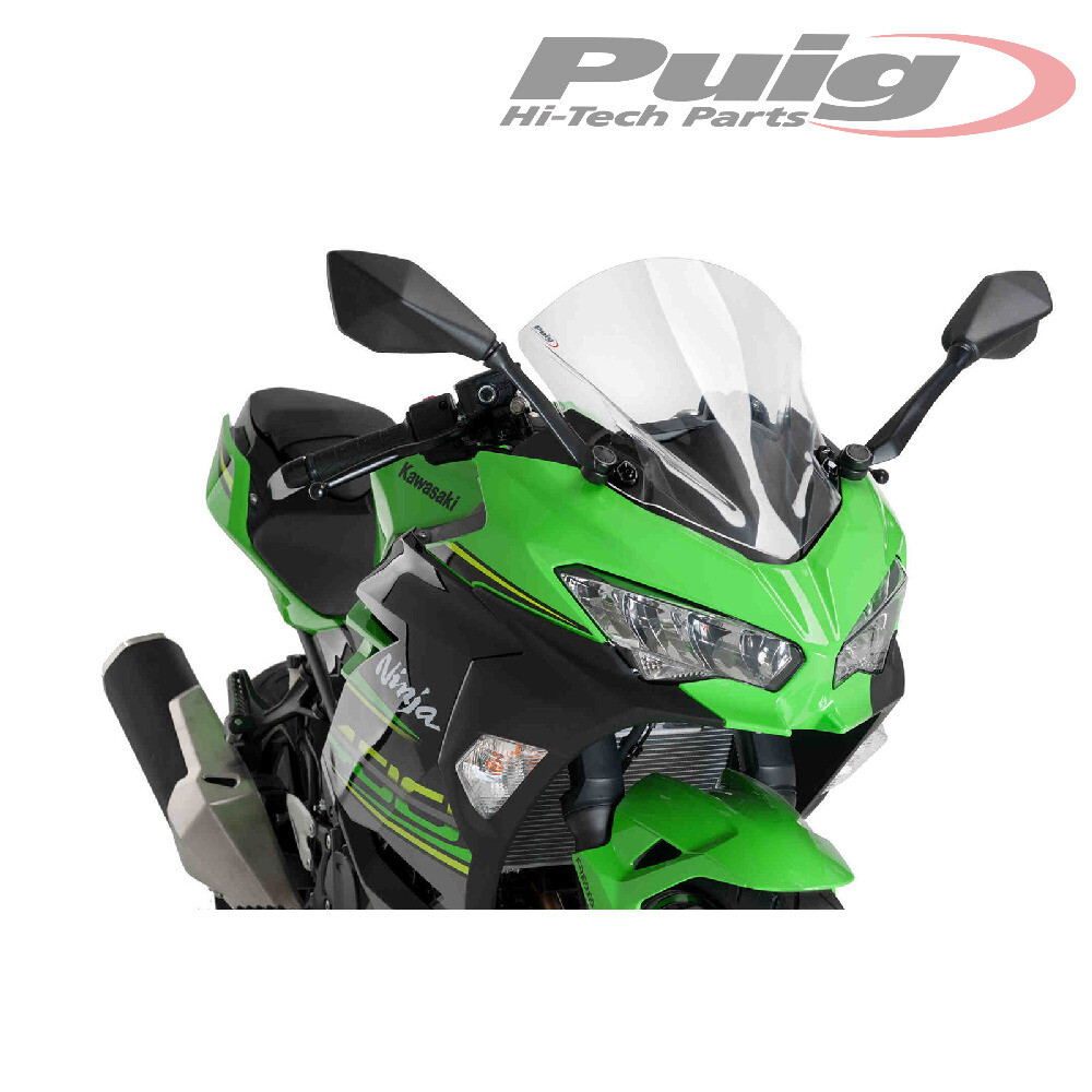 PUIG WINDSHIELD TRANSPARENT 9976W KAWASAKI NINJA 400 2018 / 2019 | eBay ...