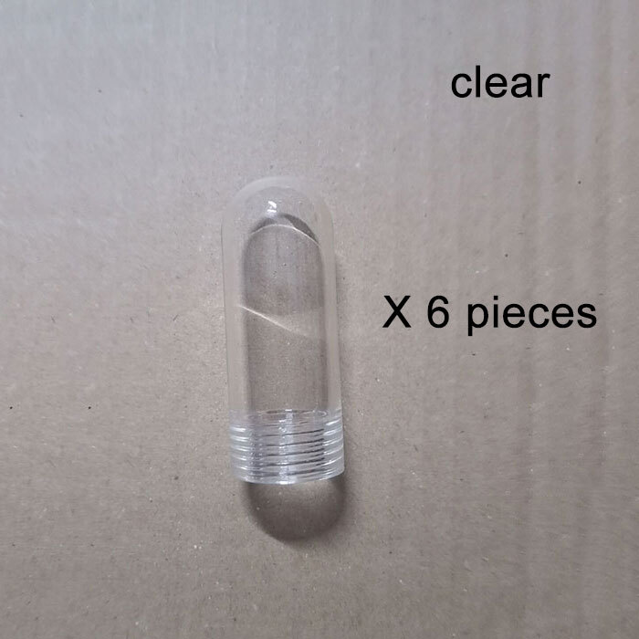 Tubular G9 Clear Glass Cover Threaded Neck Frost Lamp Shade Replacement ...