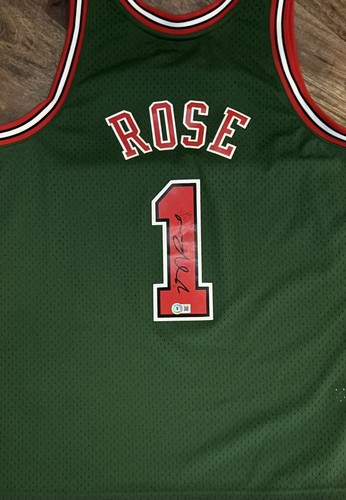 Derrick Rose Signed Auto Chicago Bulls Authentic Jersey Beckett ...