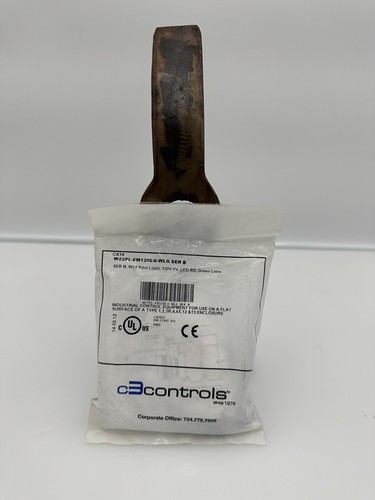 C3 CONTROLS W22PL-FM120LG-WLG IEC Pilot Light 22mm LED GREEN 120VAC/DC ...