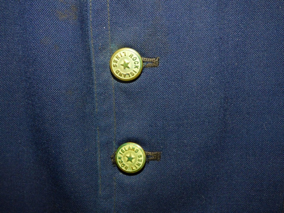 Rock Island Railroad Conductor Uniform Jacket, Vest, Pants & Hat | eBay