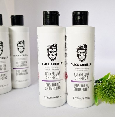 2 Pack x Slick Gorilla No Yellow Men Shampoo 200ml Each | eBay UK