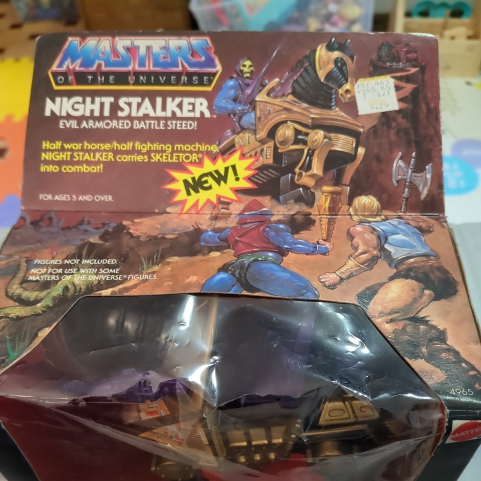 RARE NO "💥NEW" IN BOX 1984 Night Stalker MASTERS OF THE UNIVERSE ...