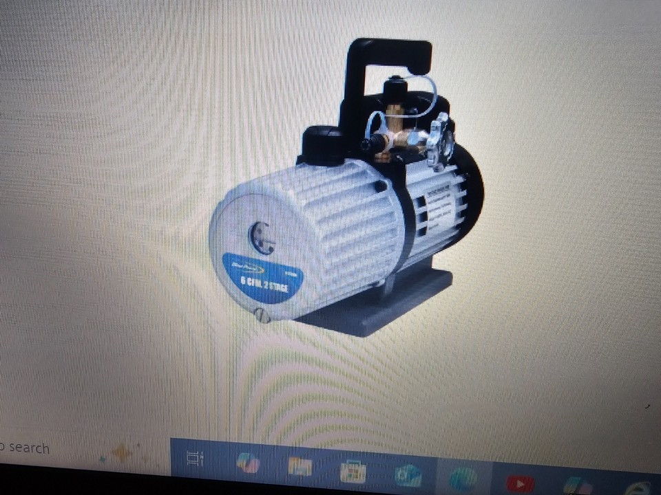New Snap On Blue Point ACT9006 6.0 CFM Deep Rotary Vane 2-Stage Vacuum ...