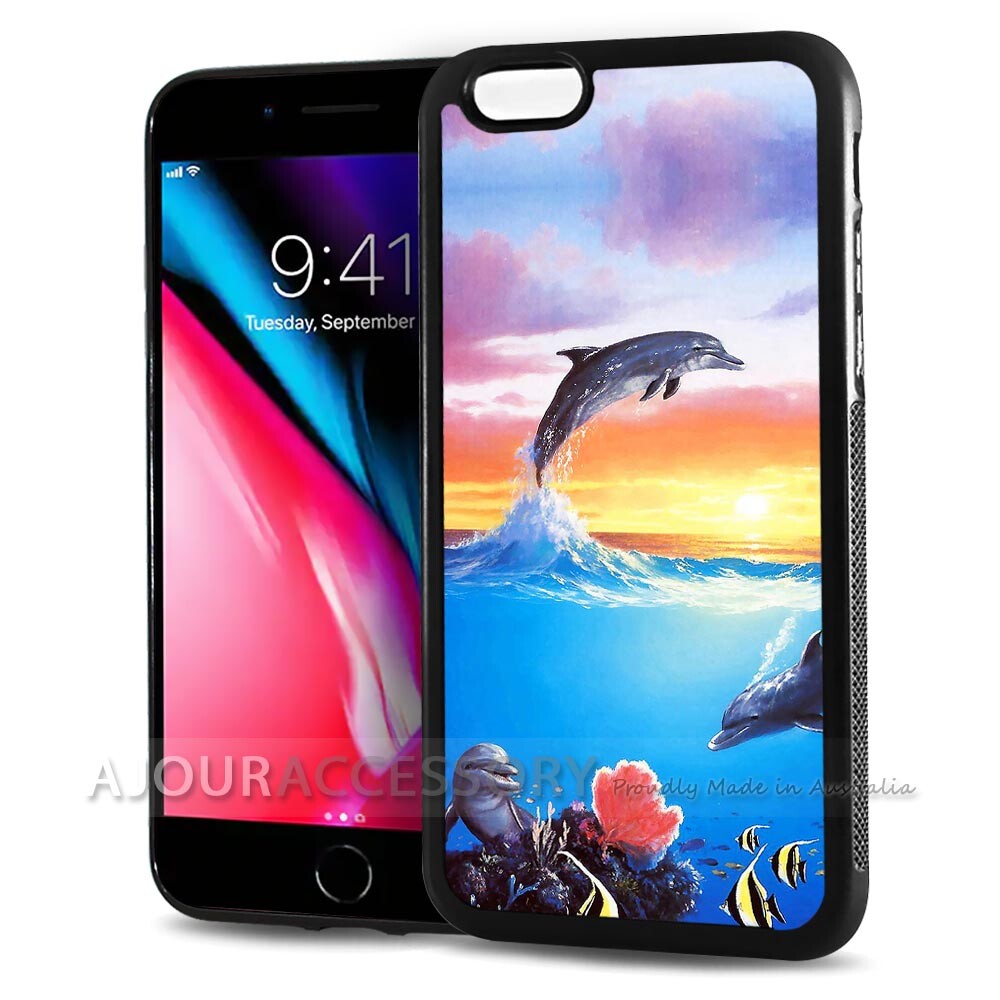( For iPhone 7 Plus ) Back Case Cover AJ10119 Dolphin | eBay