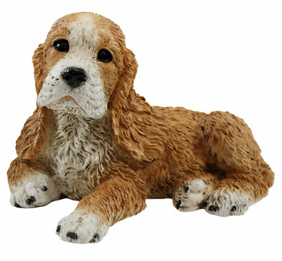 Dekofigur Cocker Spaniel Welpe Hundefigur Kollektion Castagna aus Resin ...