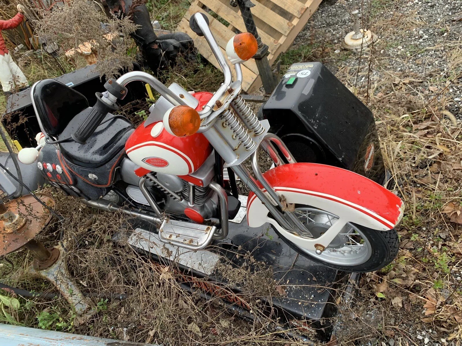 Harley Davidson Motorcycle Coin Operated Kiddy Ride Coinop 1990s | eBay