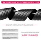 Accessories Rubber Sheet Car Rear Guard Bumper 4D Sticker Panel ...