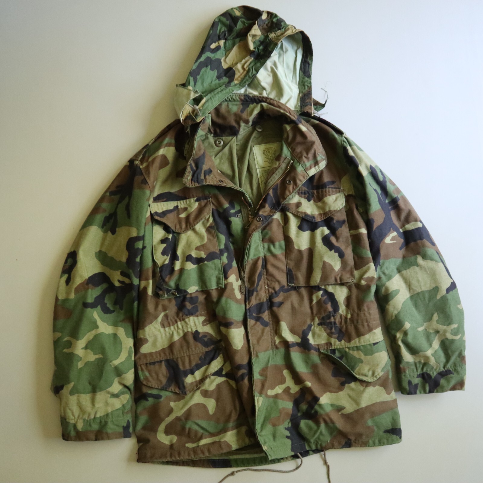 Vintage USGI USA ARMY SURPLUS M65 FIELD JACKET WOODLA… - Gem