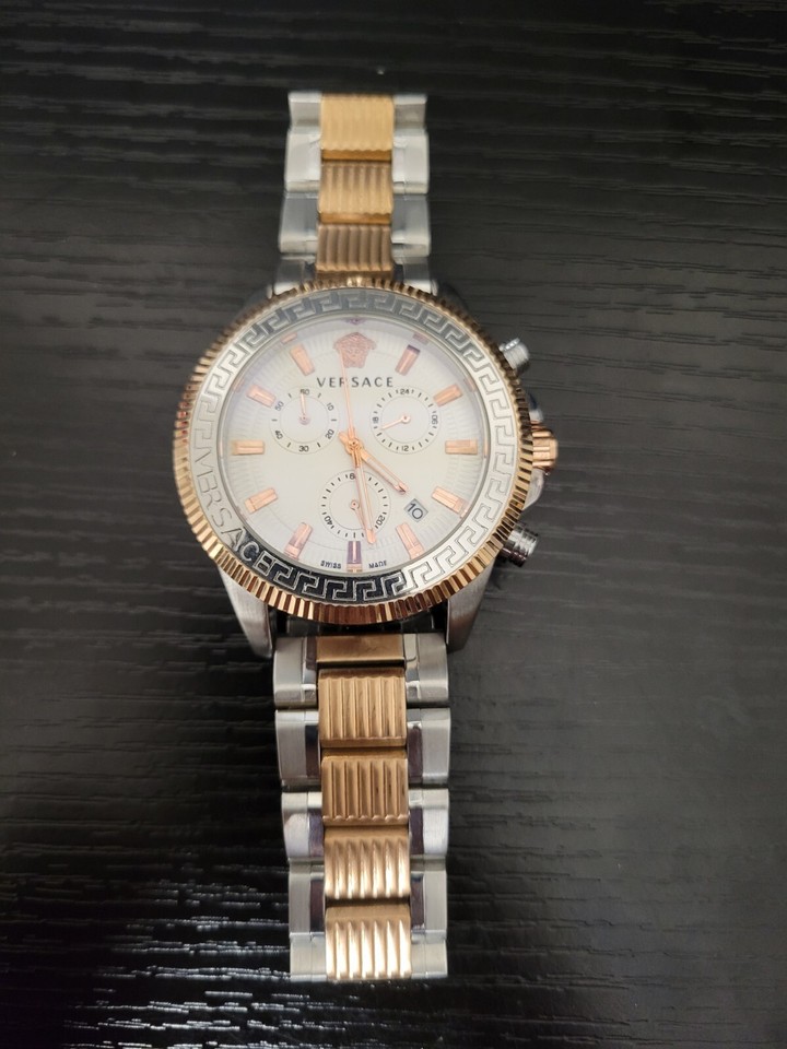🔥MINT Condition Versàce 27C.115.8563 Men's Quartz Chronograph Luxury ...