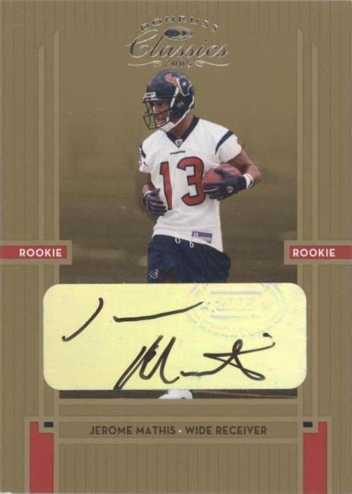 2005 Donruss Classics - Rookie Jerome Mathis #243 /499 (AU, RC) for ...