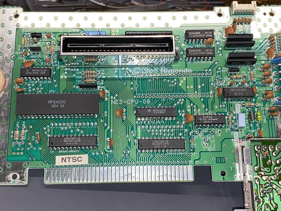 NES RGB Service (NESRGB Board Included) Expansion Audio S Video NES ...