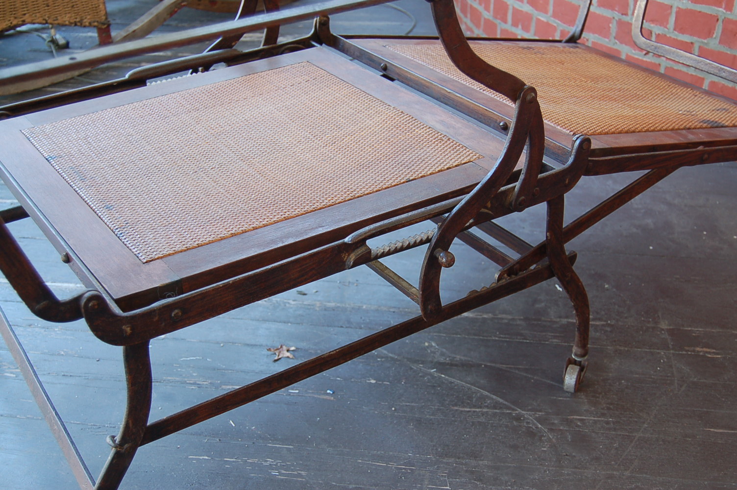 Marks A.F. Chair Co. New York Pat “1876” Campaign Chair/ Lounge Chair ...