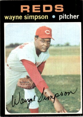 1971 Topps Baseball Card Wayne Simpson Cincinnati Reds #339 | eBay