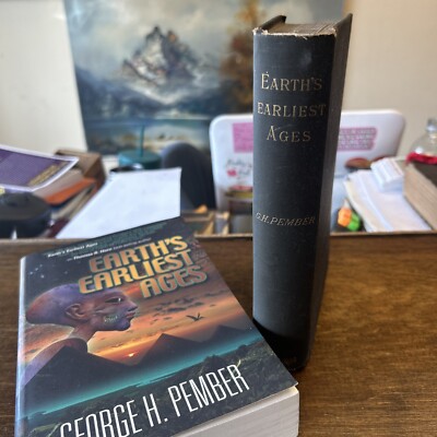 SCARCE esoteric theological epic book Earth's Earliest Ages by G H ...