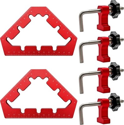 Clamping Squares For Woodworking 45/90 Degree Clamp Triangle Right ...