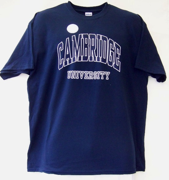 Cambridge University T Shirt - Shielded or Non Shielded - S - XXL - 3 ...