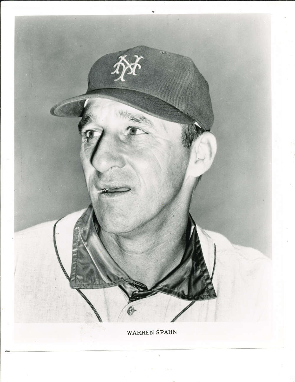 Warren Spahn New York Mets team issue 1965 original photo bxphoto | eBay