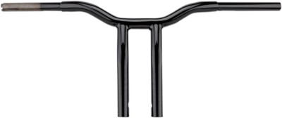 LA Choppers 1 1/4" Welded Kage Fighter T-Bars 16" Gloss Black LA-7338 ...