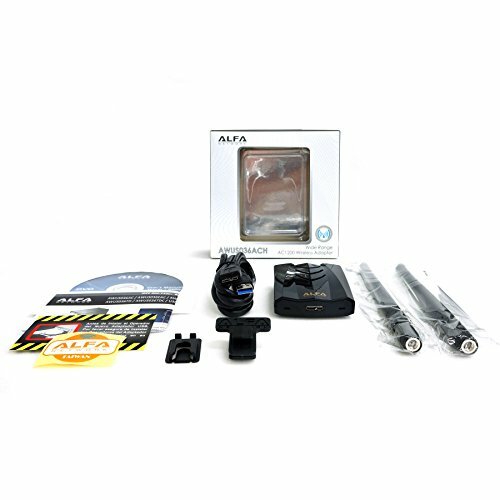 Alfa Long-Range Dual-Band AC1200 Wireless USB 3.0 Wi-Fi Adapter w/2x ...