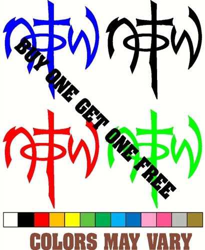 (2) NOT OF THIS WORLD NOTW Vinyl Decal Sticker FREE FAST SHIPPING | eBay