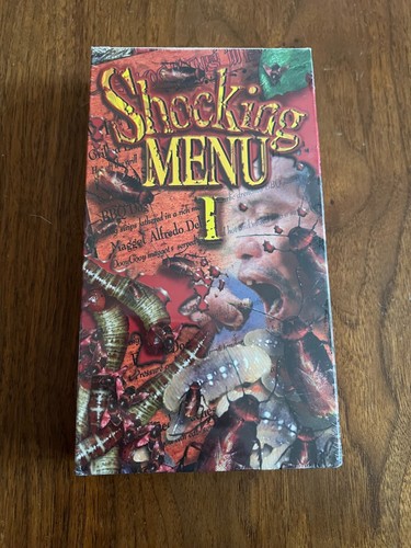 Shocking Menu 1 Dead Alive Productions VHS BRAND NEW SEALED Mondo Doc ...