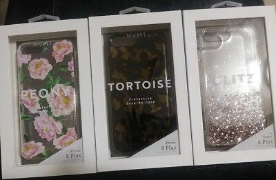 Lot of 3 MVMT Glitter Glitz Tortoise Peony Protective Phone Case iPhone ...