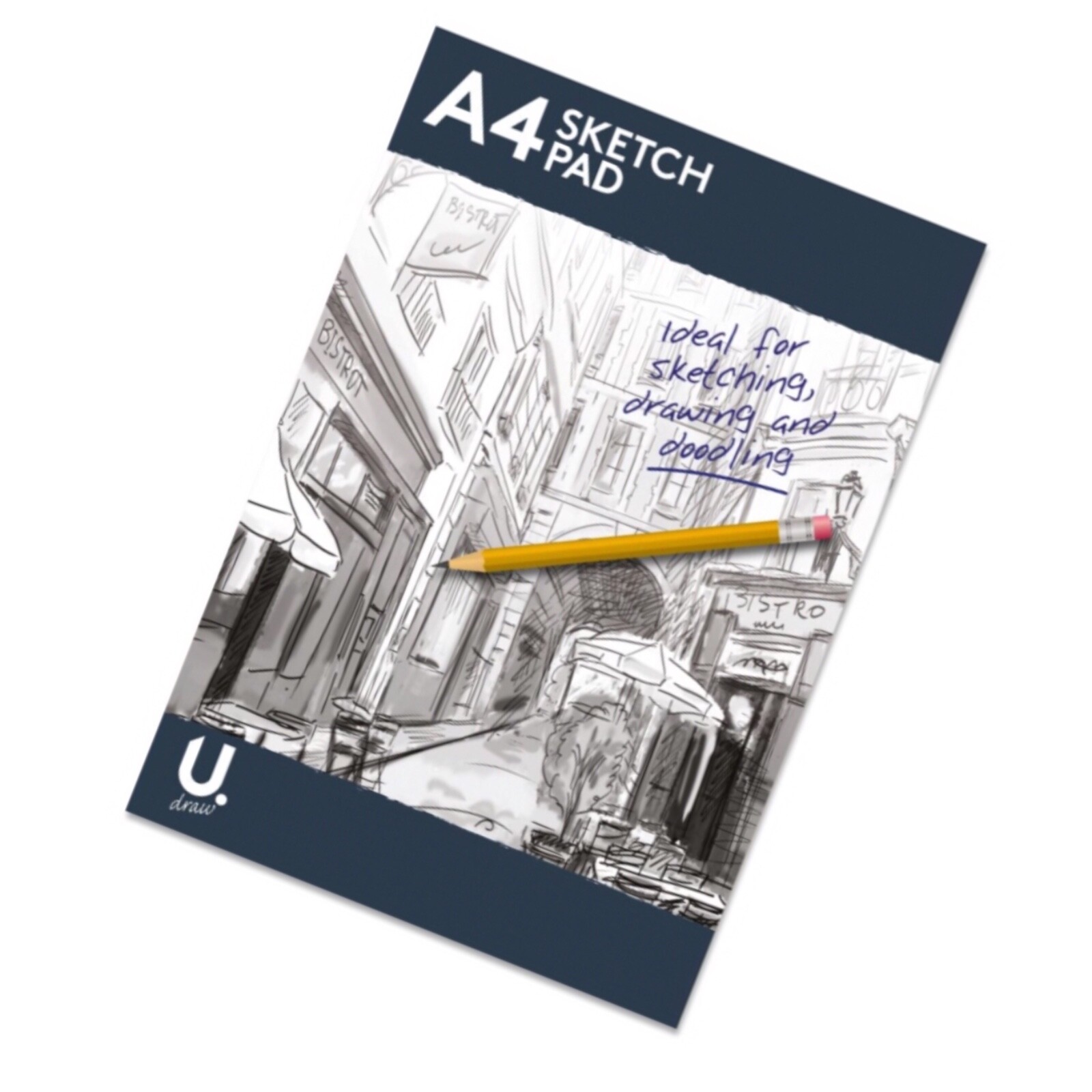 2 x A4 Sketch Pad Book White Paper Artist Sketching Drawing Doodling ...