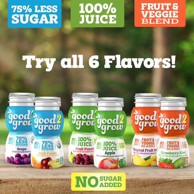 Good2grow Juicy Waters Grape 6oz Refill Pack 24ct. for sale online | eBay