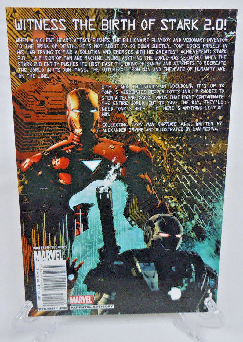 Iron Man Rapture 1 2 3 4 Marvel Knights Comics TPB Trade Paperback New ...
