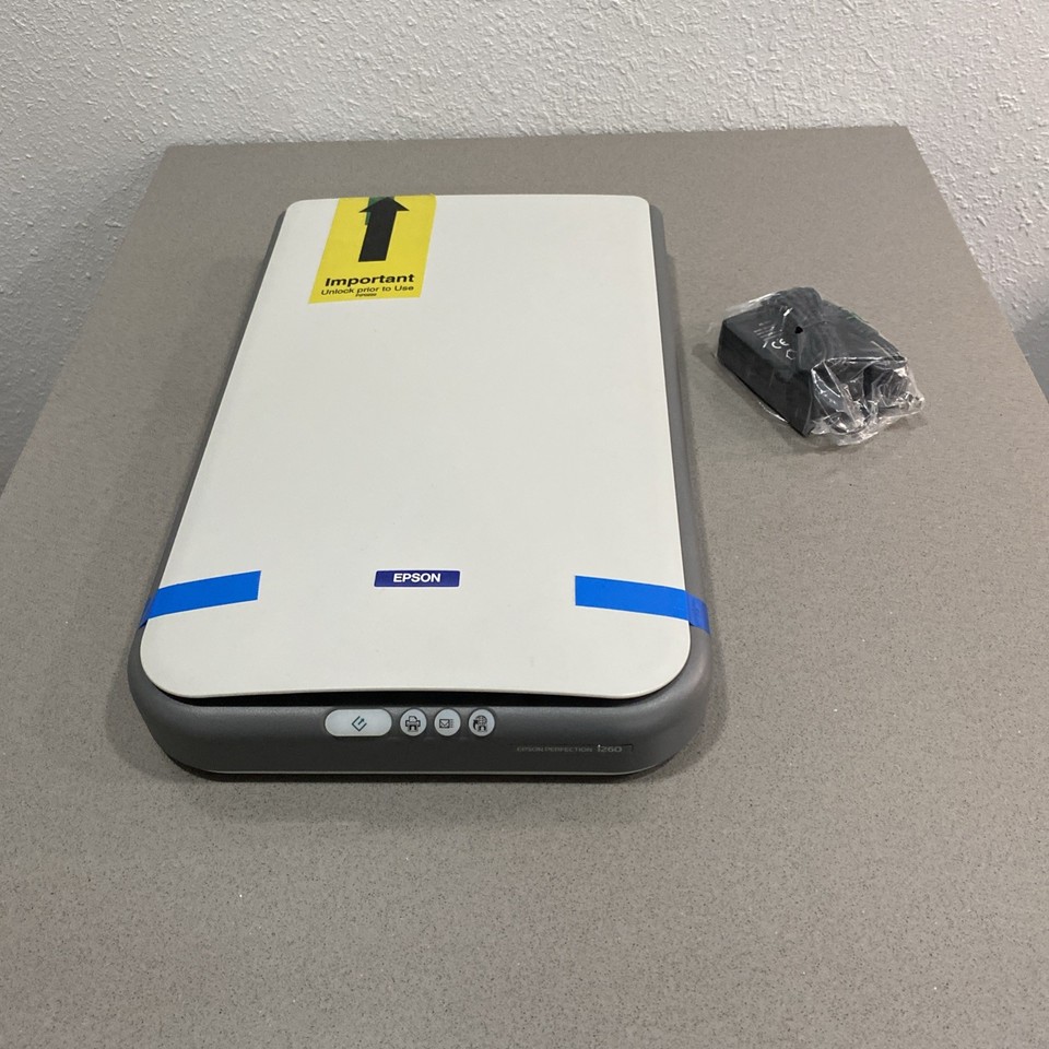 Epson Perfection 1260 Photo Scanner / Model J121A * Look Pictures | eBay
