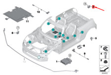 Neu Orginal BMW Sensor B-Säule 65773414264 online kaufen | eBay