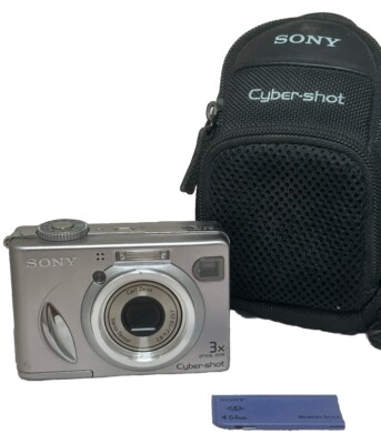 Sony Digital Camera Cybershot DSC-W5 5.1MP Silver - TESTED With Bag ...