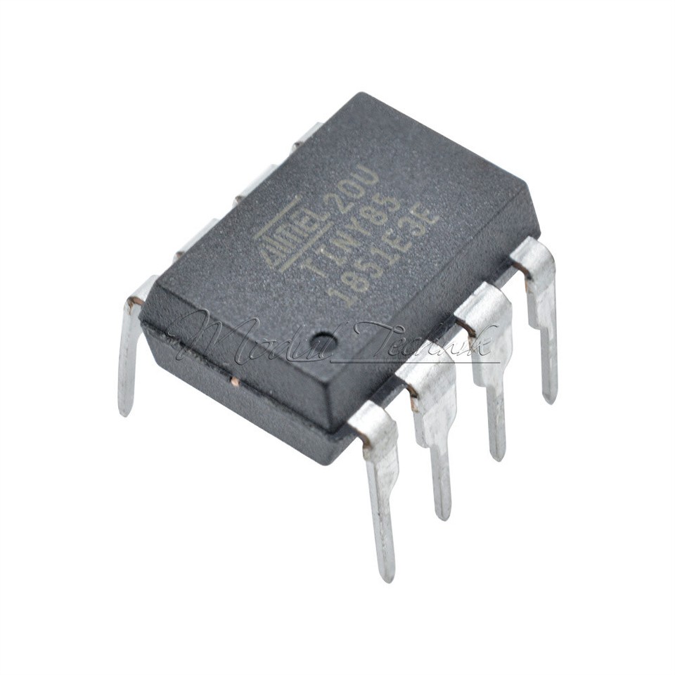 Mini ATTINY85-20PU IC MCU 8BIT 8KB FLASH Top ATTINY85 8DIP- | eBay