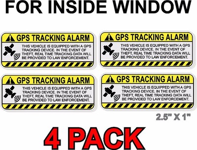 GPS anti-theft sticker for inside of window for car, boat etc. | eBay