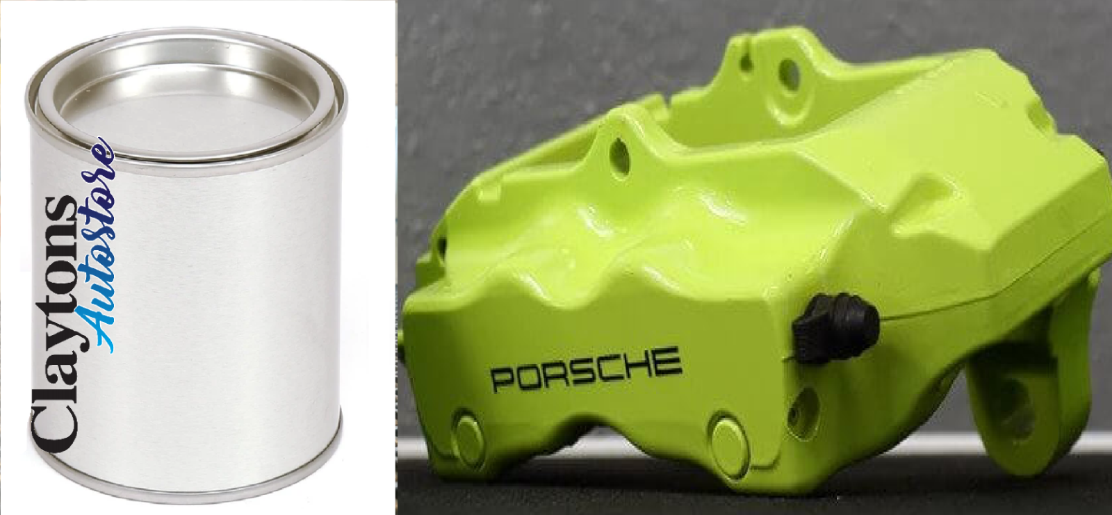1000ML ACID GREEN BRAKE CALIPER PAINT METAL STEEL ENGINE HIGH ...