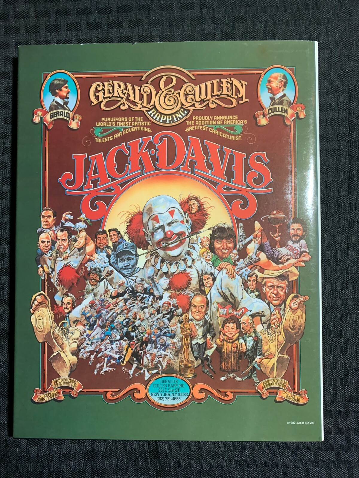 1987 THE ART OF JACK DAVIS 1st Ed. HC/SC/SC VF+/FVF/FN- SIGNED Plate ...
