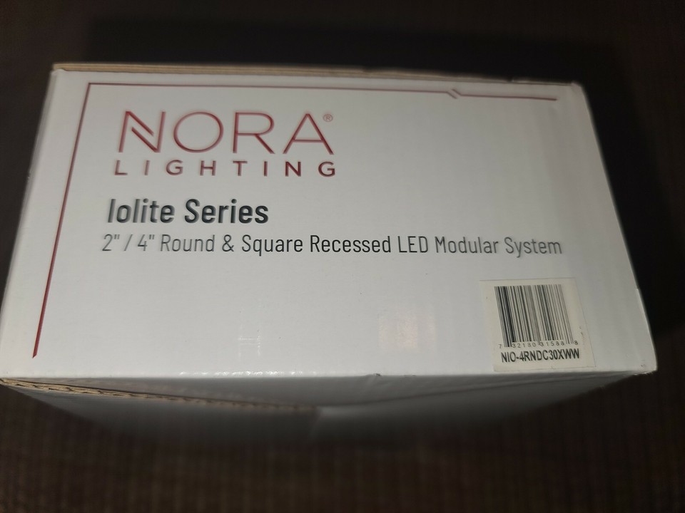 NORA NSPEC Iolite Recessed Adjustable LED Modular System 2/4 Inch NIO-4RNDC30XWW 732180315888| eBay