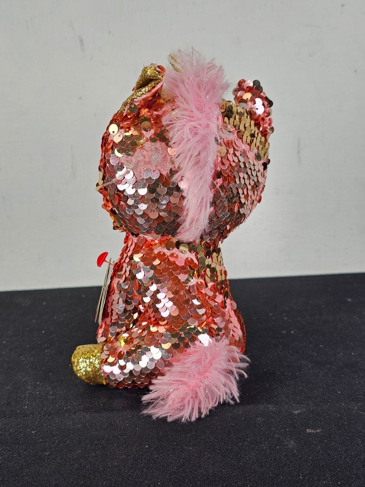 Ty FLIPPABLES SUNSET the Unicorn Sparkly Changing Sequins 6" Beanie ...