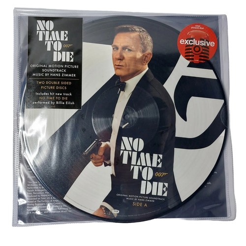 No Time To Die Soundtrack Picture Disc Exclusive James Bond 2 LP Vynil ...