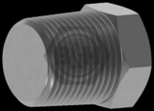 BSPT Hydraulic Blanking Plug Tapered Male 1/8" 1/4" 3/8 1/2" 5/8" 3/4 ...