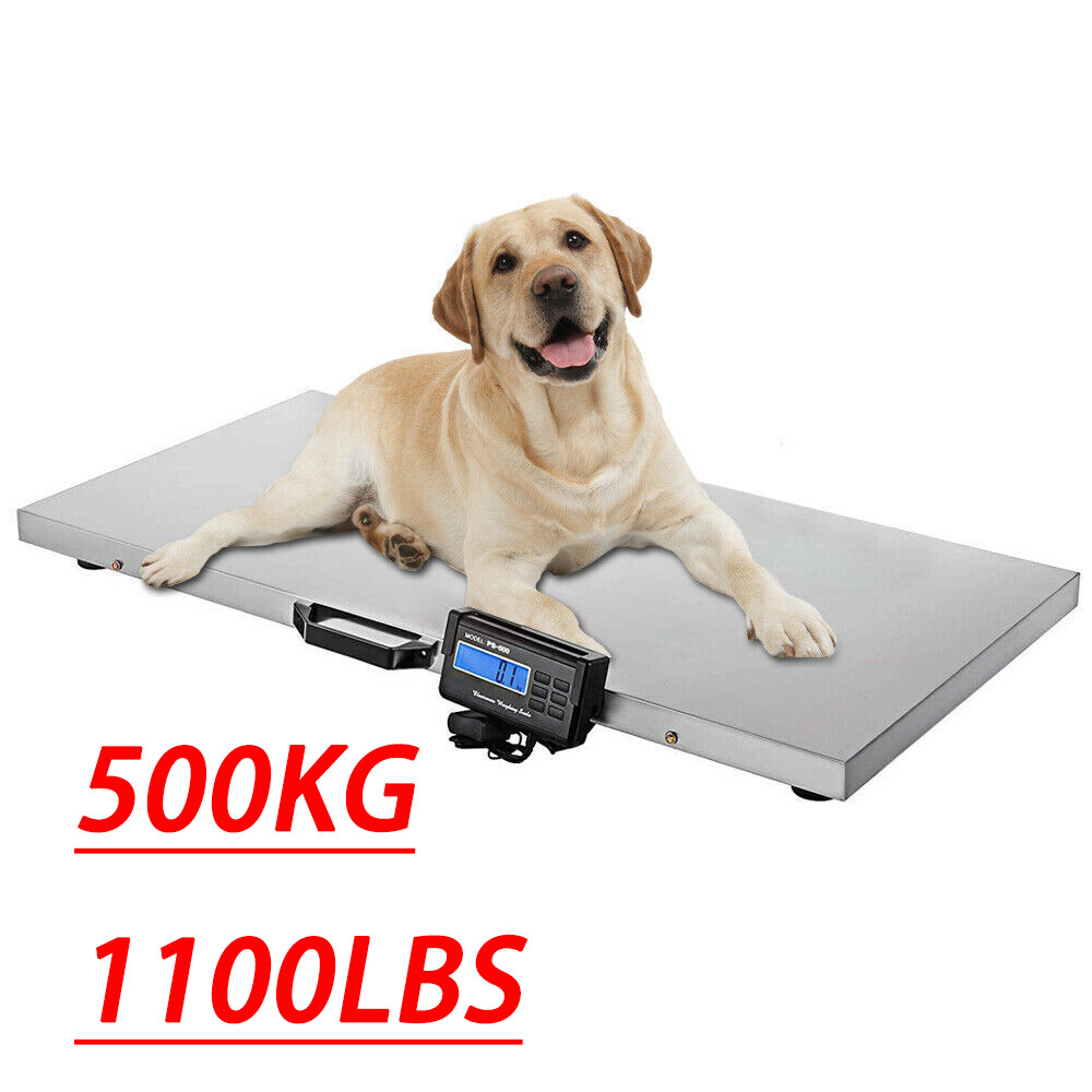 1100LBS Heavy Duty Digital Livestock Vet Scale Hog Pet Dog Sheep Goat ...