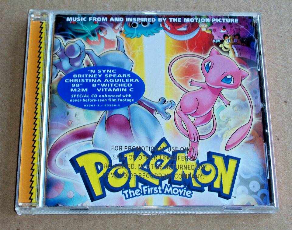 Pokémon The First Movie Soundtrack Rare Collectible CD WITH Foldable ...