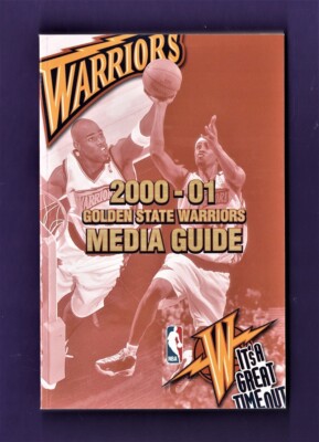 GOLDEN STATE WARRIORS 2000-01 NBA MEDIA GUIDE | eBay