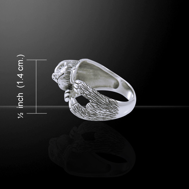 Sloth Wrap 925 Sterling Silver Fine Animal Totem Spirit Wildlife Nature ...