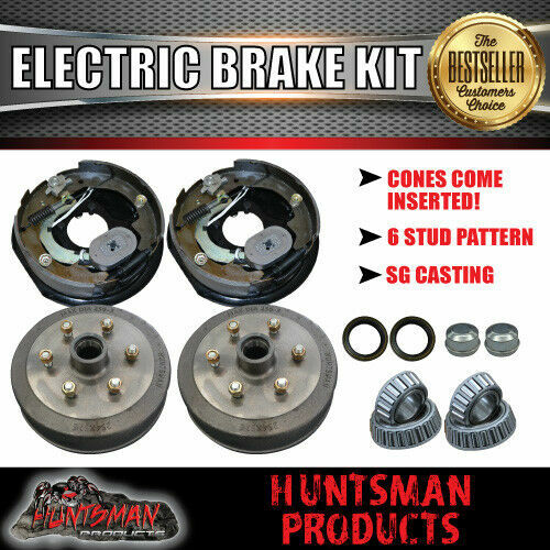 1400KG DIY Off Road Trailer Kit. Electric Brakes. Rebound Springs, Stub ...