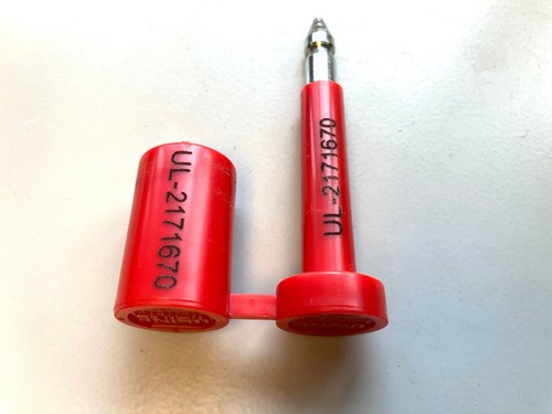 ULINE high security Truck Seals Box of 50 red | eBay